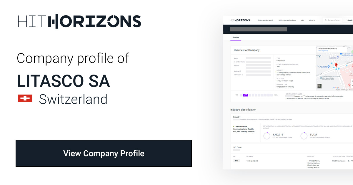 Company Profile of LITASCO SA | HitHorizons.com