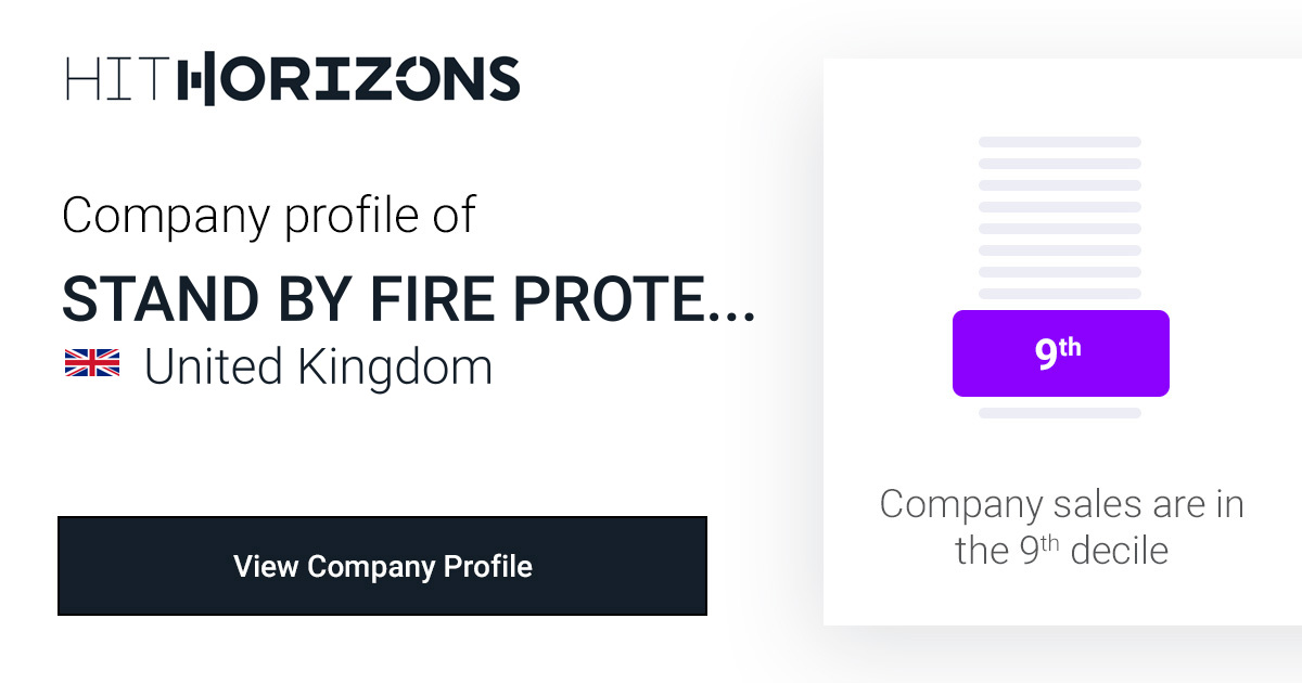 Company Profile of STAND BY FIRE PROTECTION | HitHorizons.com