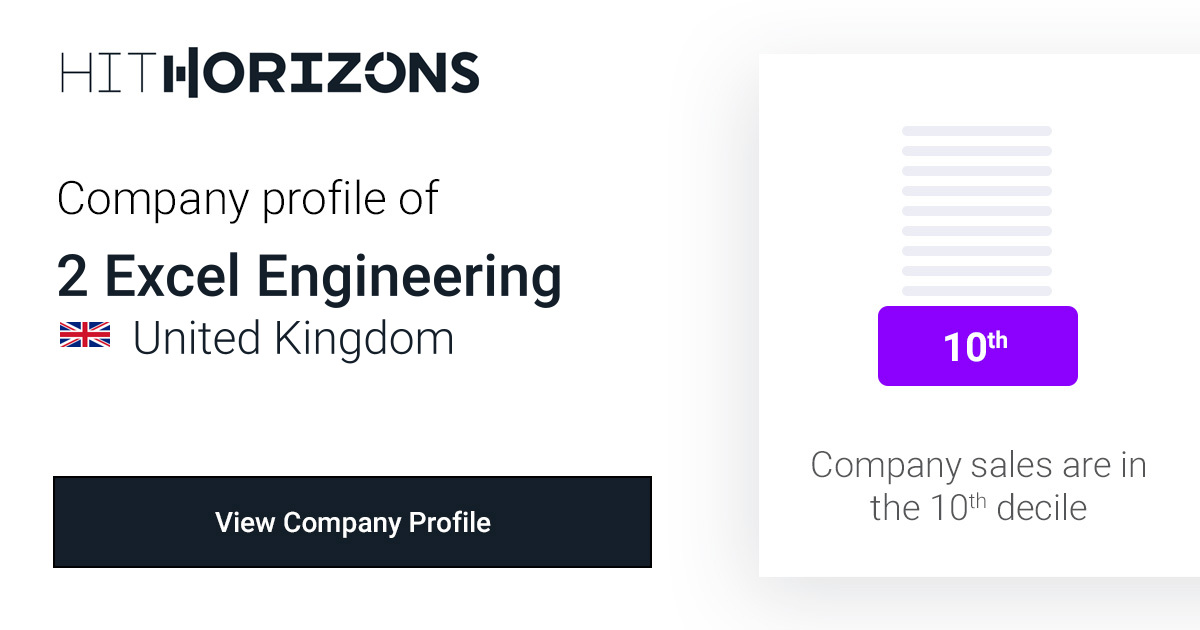 Company Profile of 2 Excel Engineering | HitHorizons.com