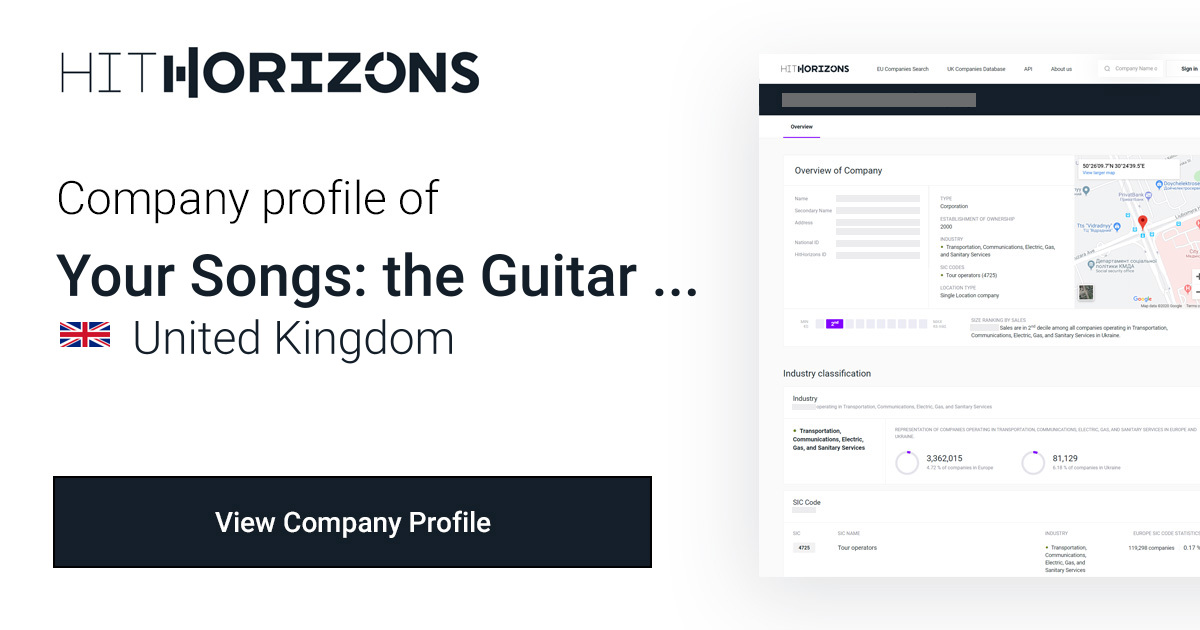 Company Profile of Your Songs: the Guitar and Songwriting Studio ...