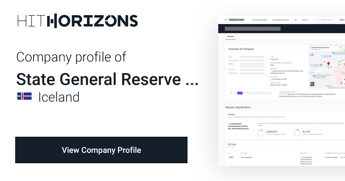 Company Profile of State General Reserve Fund of the Ministry of ...