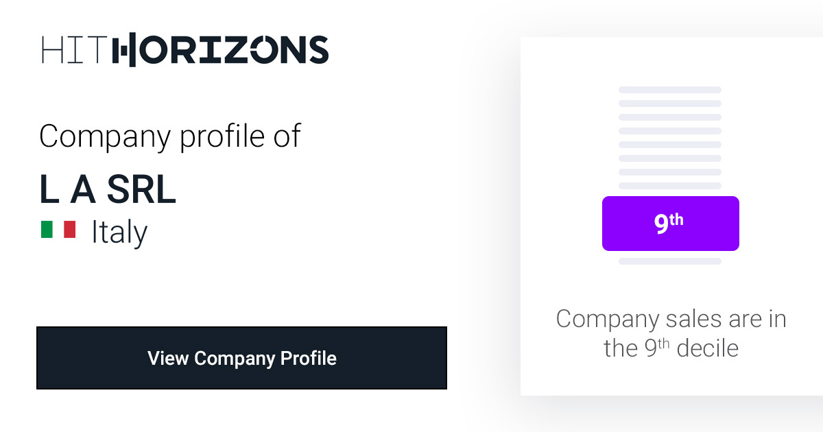 Company Profile of L A SRL | HitHorizons.com