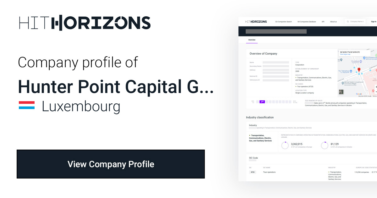 Company Profile of Hunter Point Capital GPFS - Preferred (Lux ...