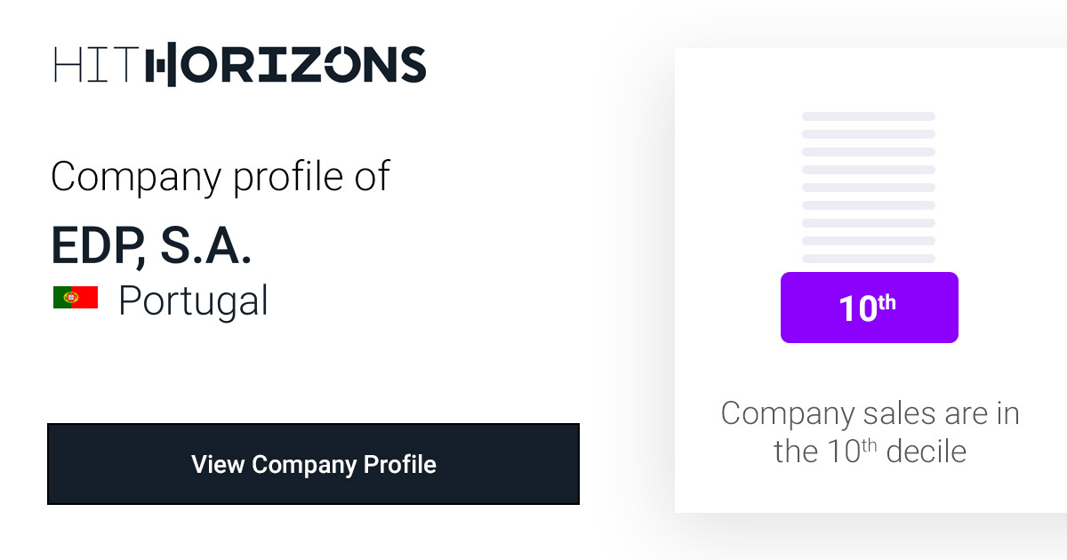 Company Profile of EDP, S.A. | HitHorizons.com