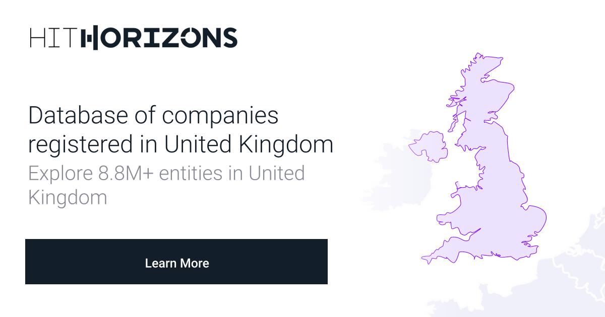 Database of companies registered in the United Kingdom