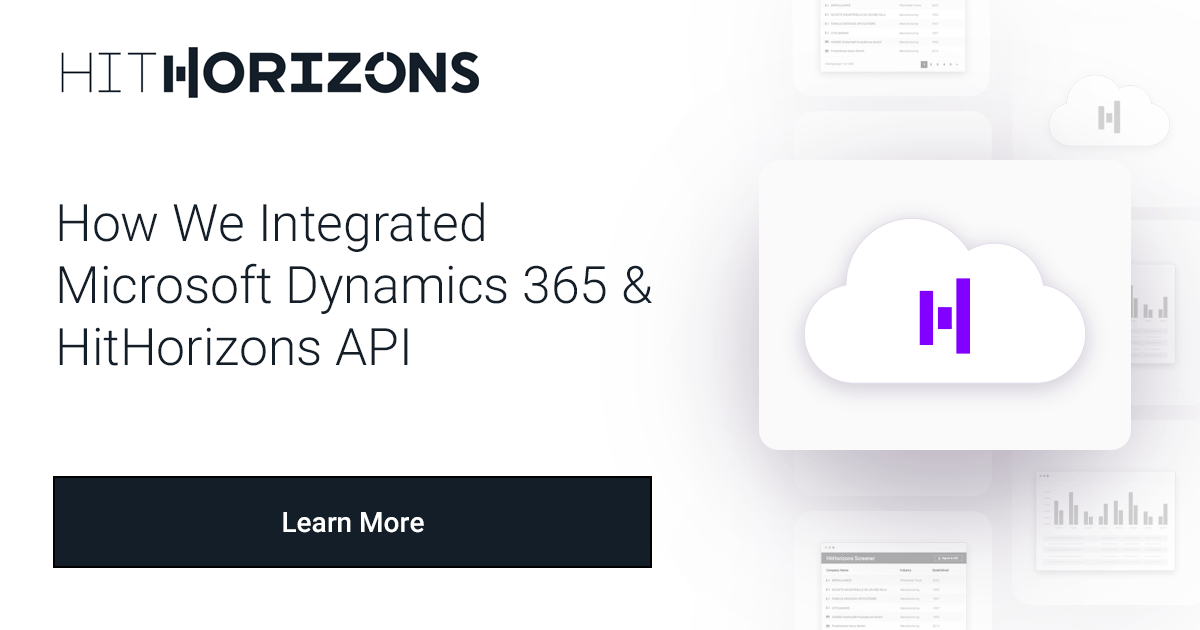 Microsoft Dynamics 365 & HitHorizons Company API Integration